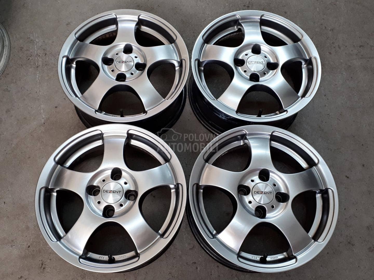 Aluminijumske felne 15 4x100 15" 4 x 100 | Felne i ratkapne | Polovni ...