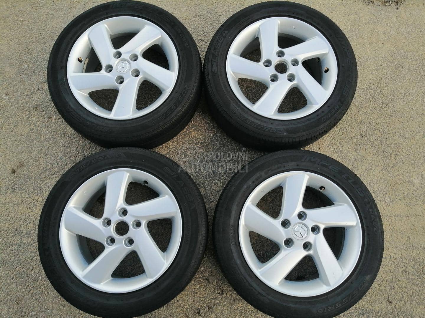 Aluminijumske felne MAZDA 16" 5 x 114.3 | Felne i ratkapne | Polovni ...