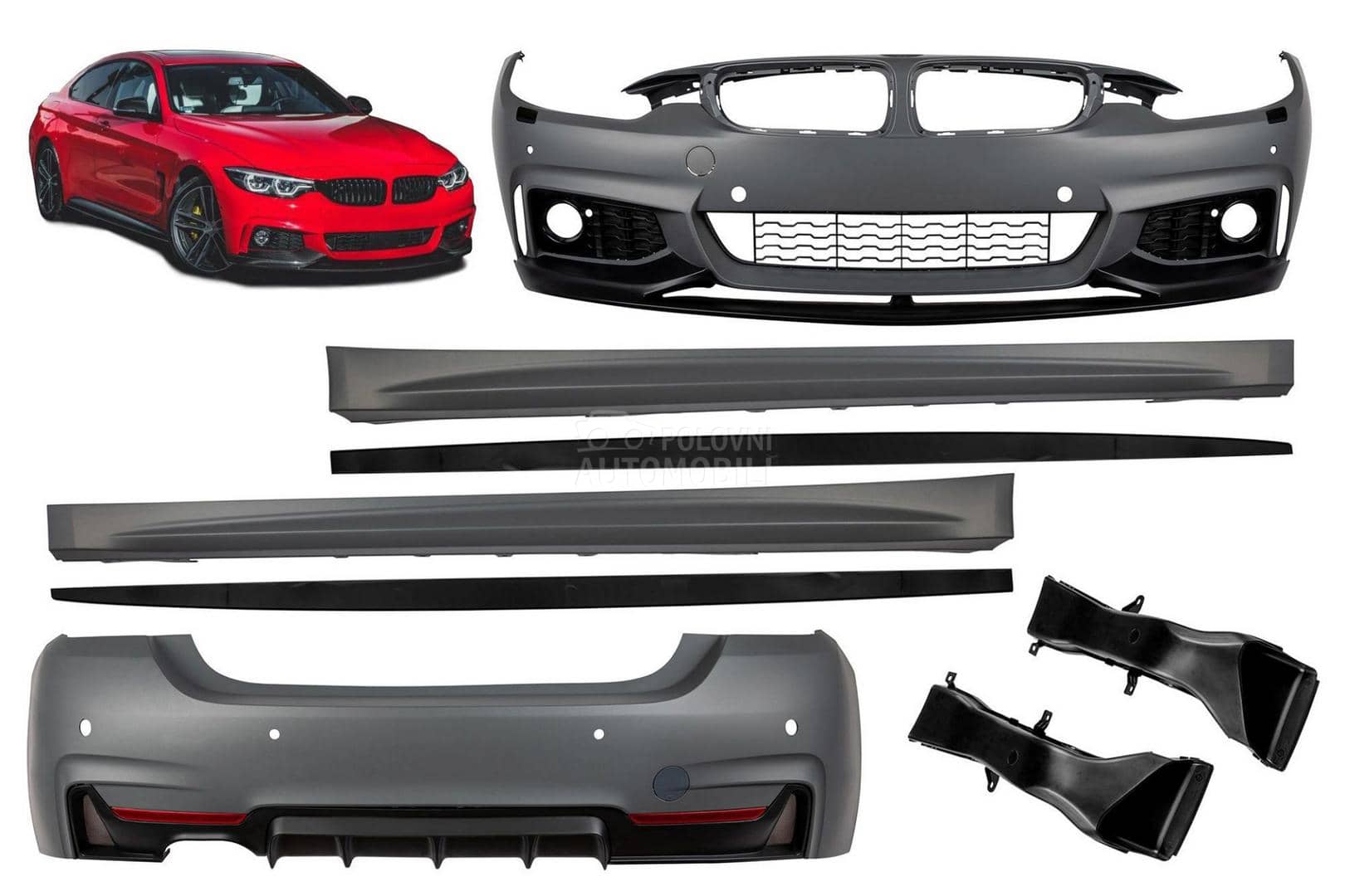 Body kit M Performance F32 za BMW 428, 435, 420 ... od 2013. do 2020 ...