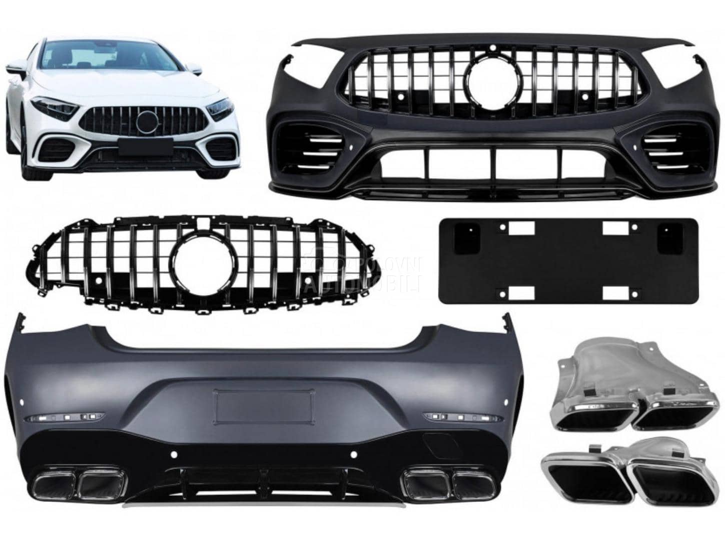 Body kit AMG CLS63 C257 za Mercedes Benz CLS 280, CLS 320, CLS 350 ...