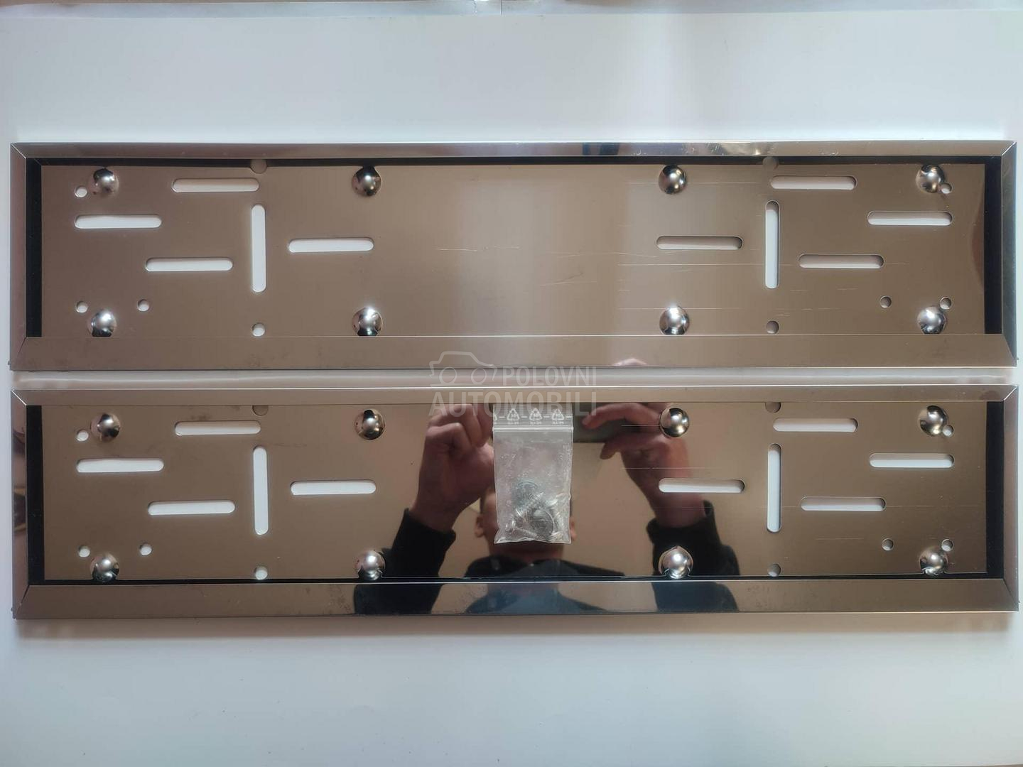 Ramovi tablica Inox metalni | Auto oprema | Polovni Automobili