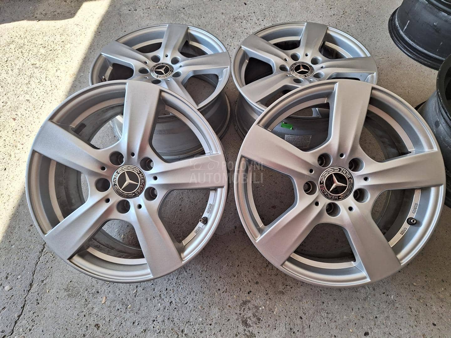 Aluminijumske felne mercedes 16" 5 x 112 | Felne i ratkapne | Polovni ...