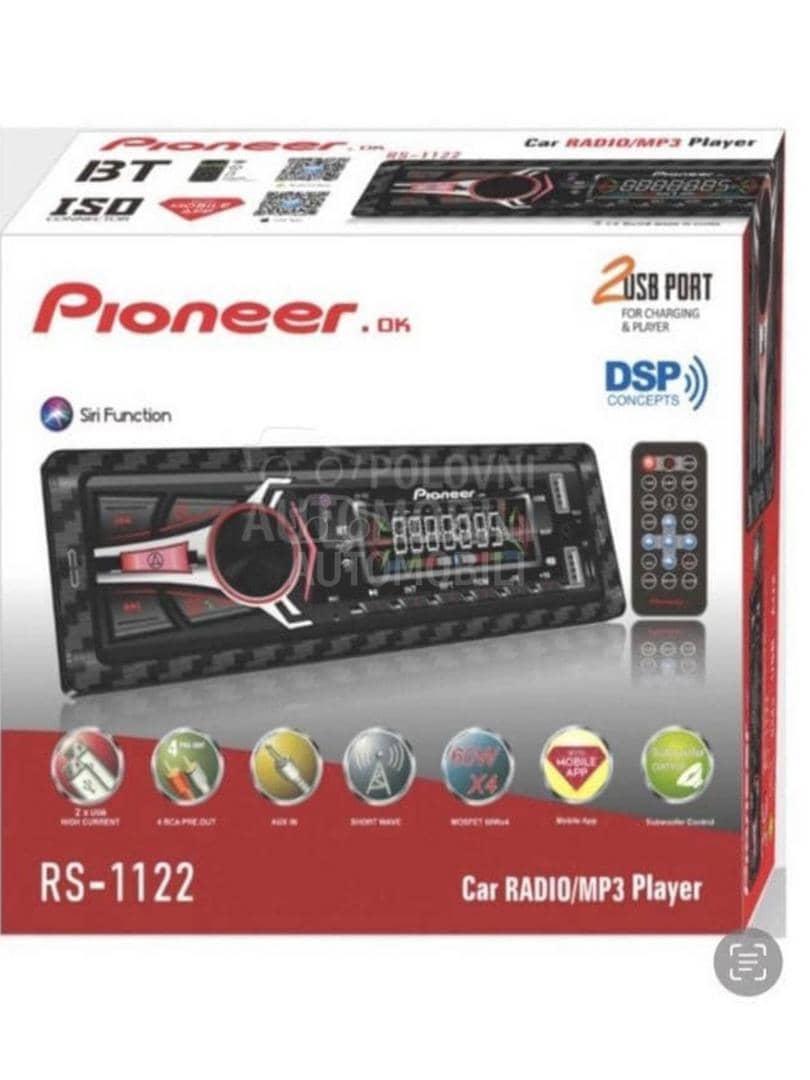 Pioneer RS-1122 radio usb bluetooth novo | Auto oprema | Polovni Automobili