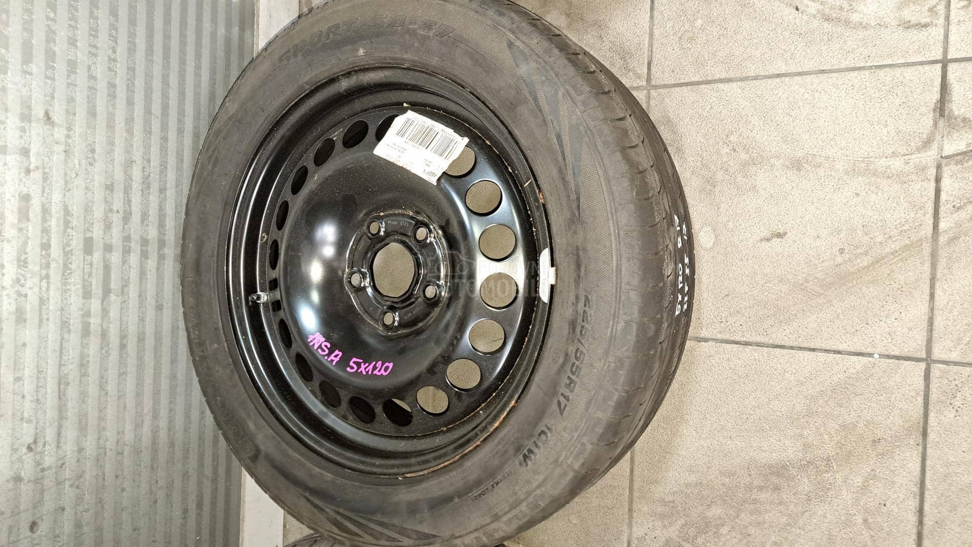 Rezerni Tocak 5x120 17 za Opel Insignia | Auto oprema | Polovni Automobili