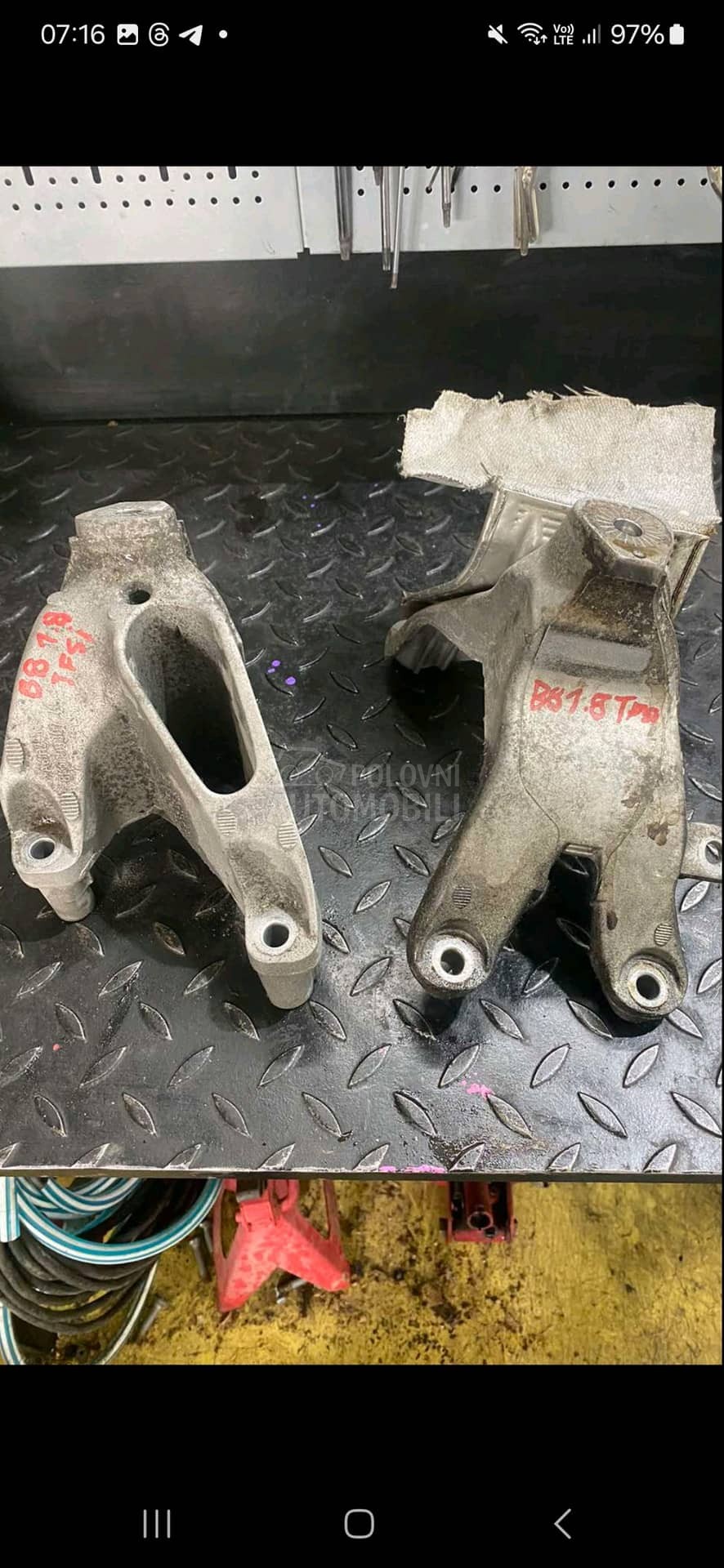 alu stopa nosac motora tfsi za Audi A3, A4 Allroad, A5 ... od 2008. do ...