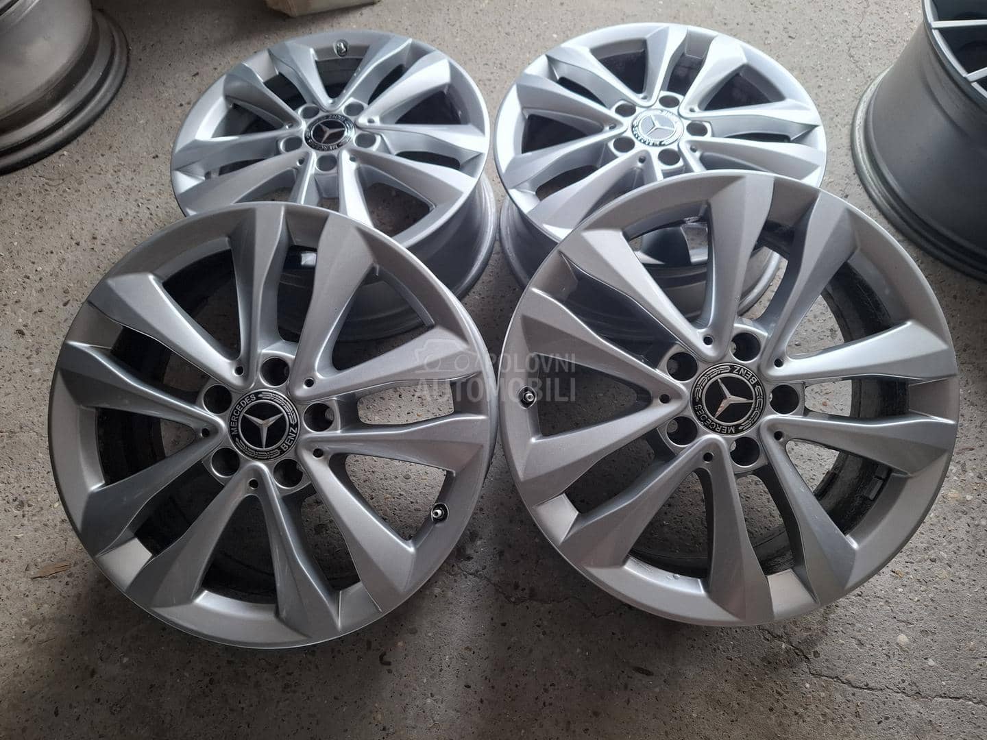 Aluminijumske felne mercedes 17" 5 x 112 | Felne i ratkapne | Polovni ...