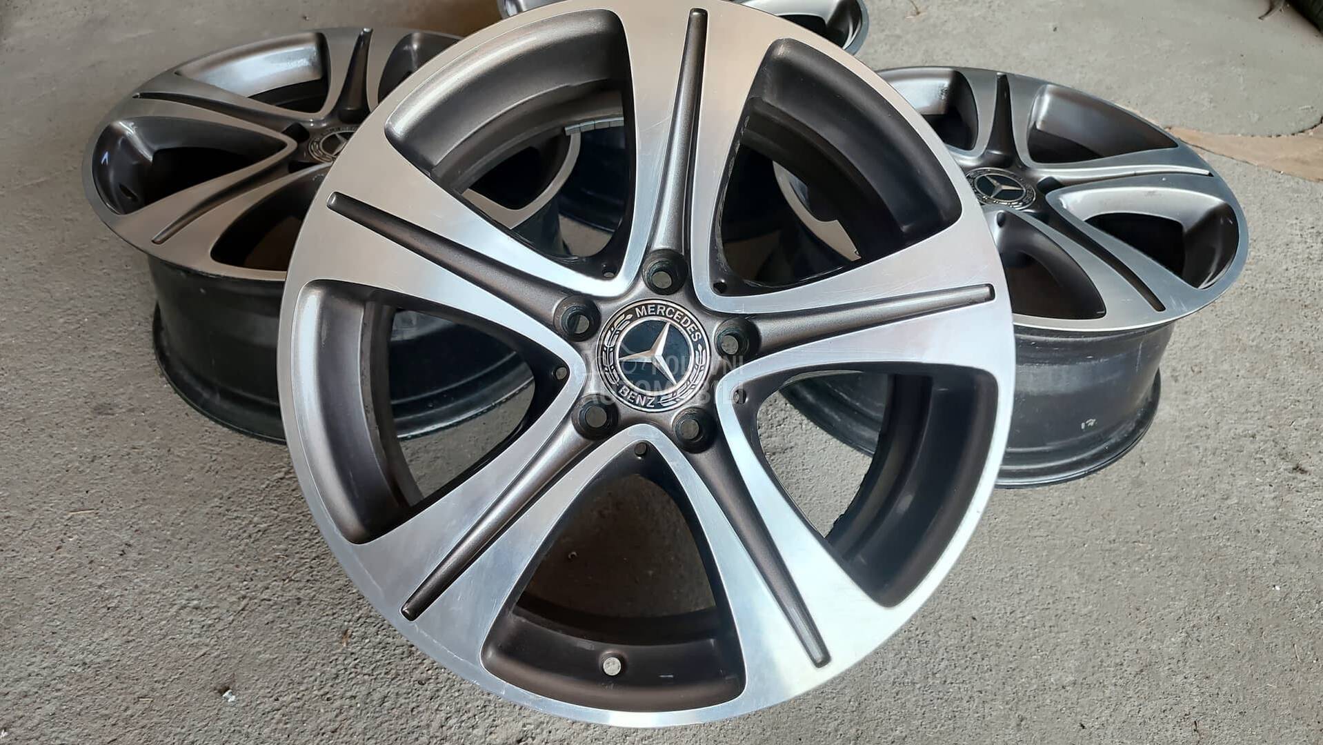 Aluminijumske felne mercedes 17" 5 x 112 | Felne i ratkapne | Polovni ...