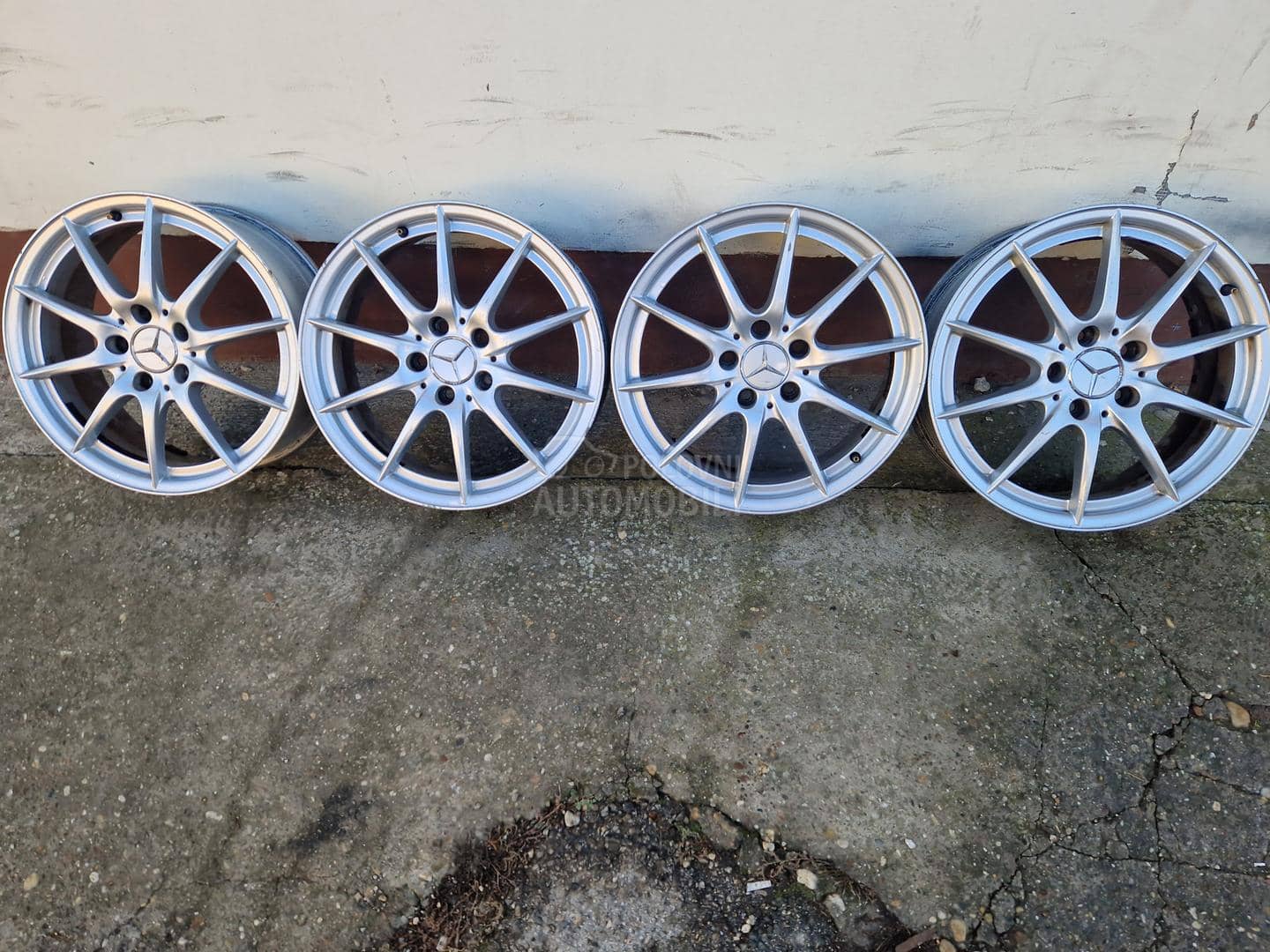 Aluminijumske felne mercedes 17" 5 x 112 | Felne i ratkapne | Polovni ...