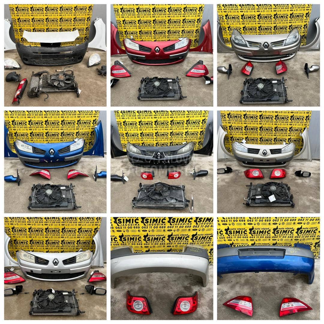 Branik krilo hauba far za Renault Clio, Espace, Grand Espace ... od ...