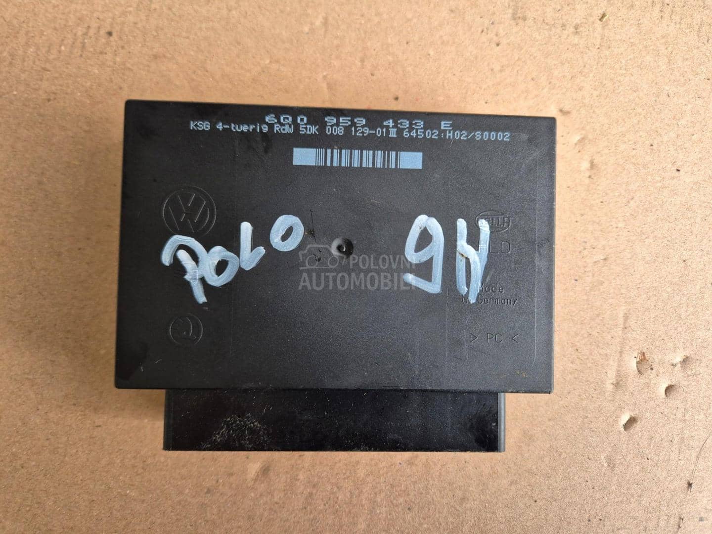 Komfort modul Vw Polo 9n za Volkswagen Polo od 2002. do 2006. god ...