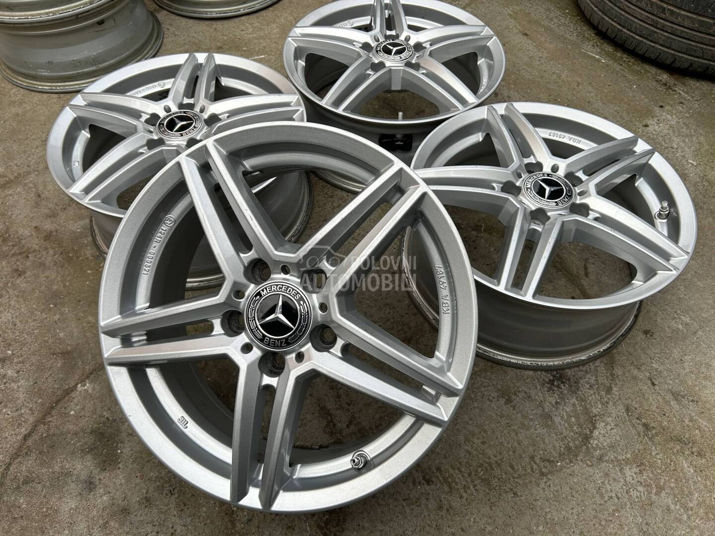Aluminijumske felne Mercedes 16" 5 x 112 | Felne i ratkapne | Polovni ...