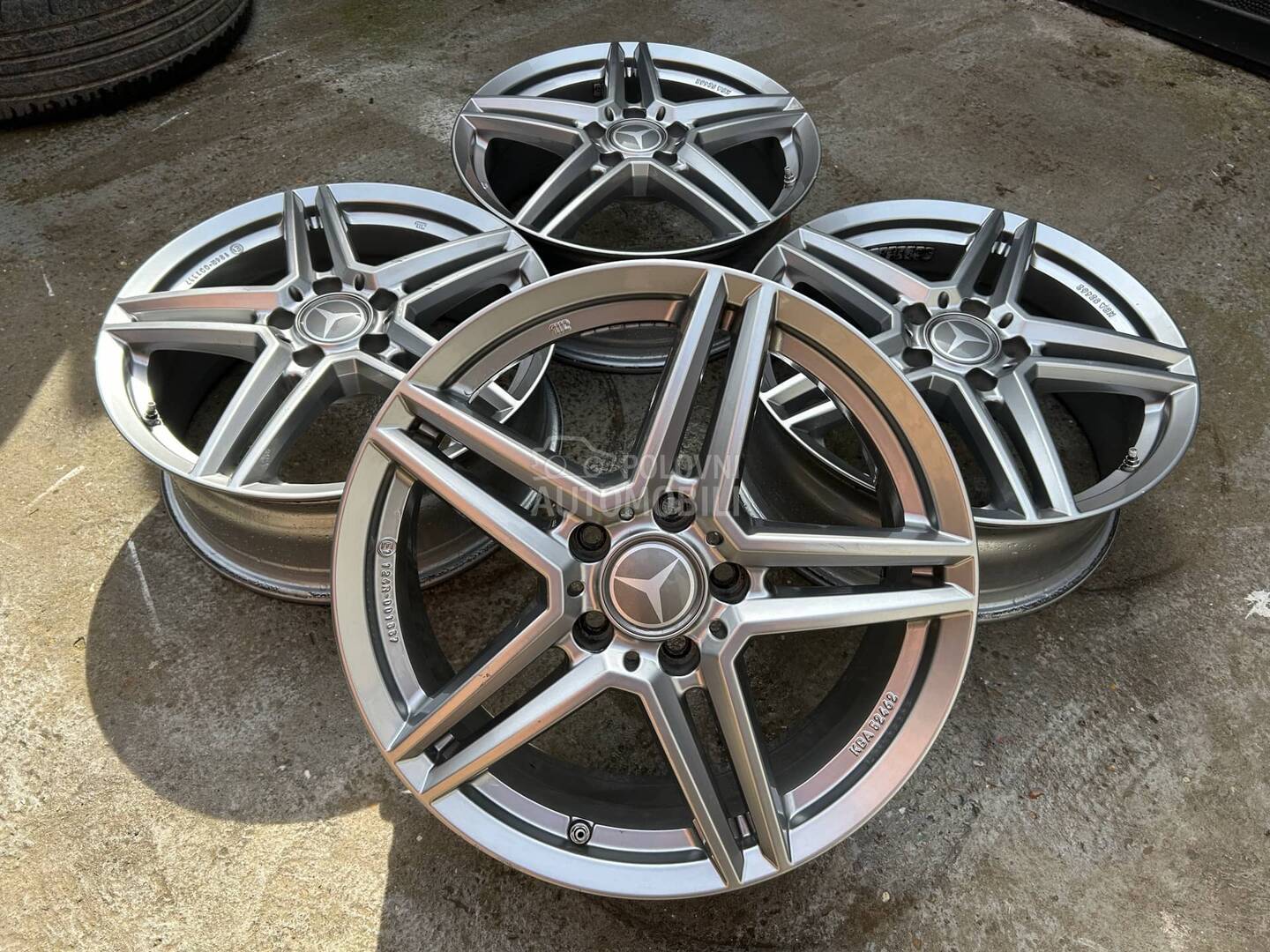 Aluminijumske felne Mercedes 17" 5 x 112 | Felne i ratkapne | Polovni ...