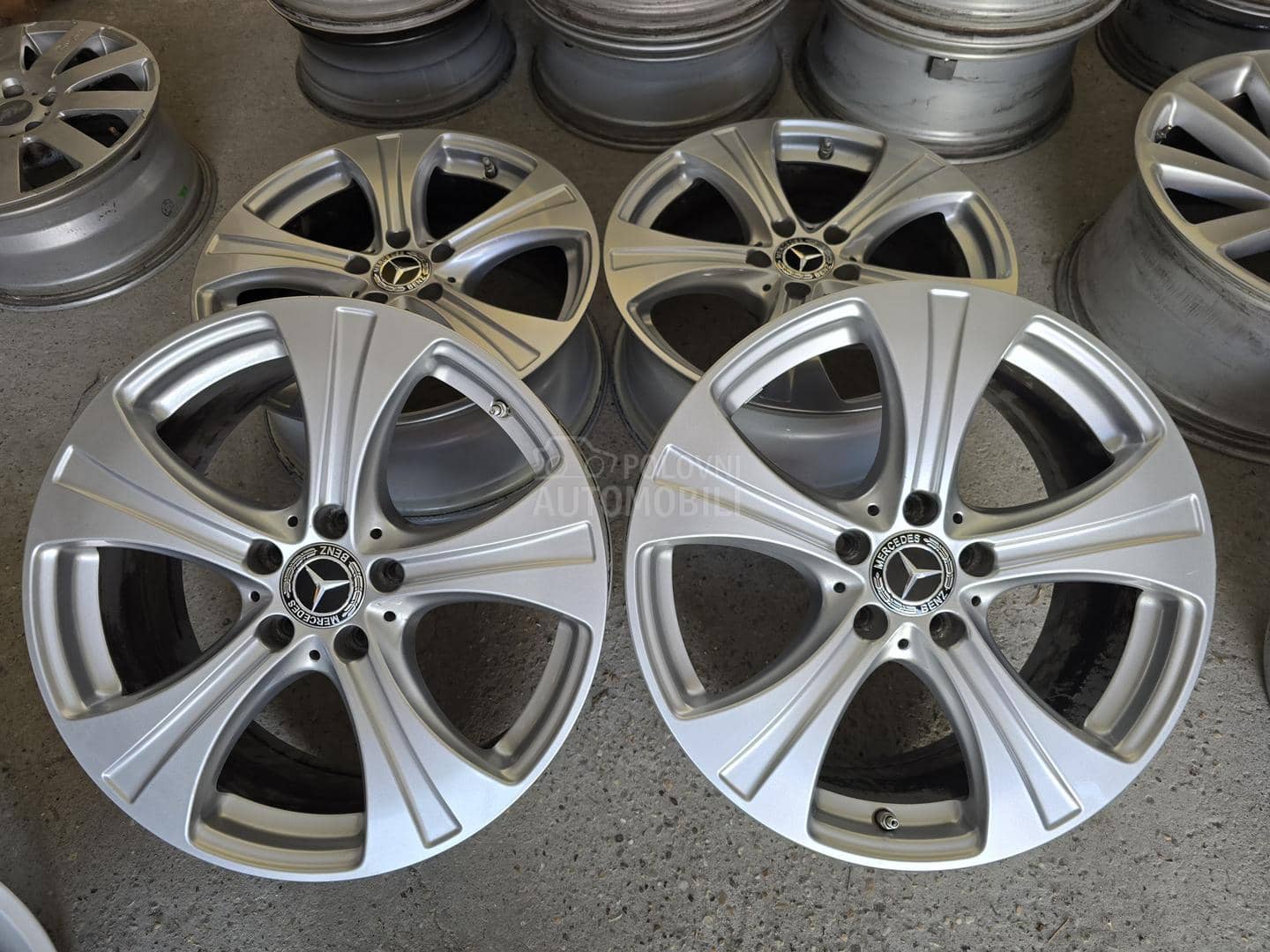 Aluminijumske felne mercedes 18" 5 x 112 | Felne i ratkapne | Polovni ...
