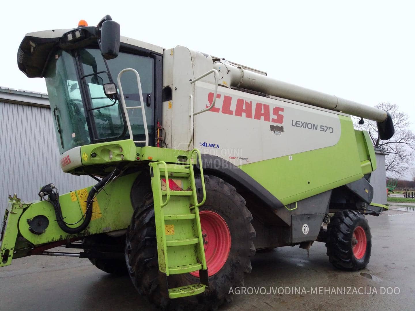 Polovni Claas Lexion 570 2008. god. Polovni Automobili Srbija, Novi Sad