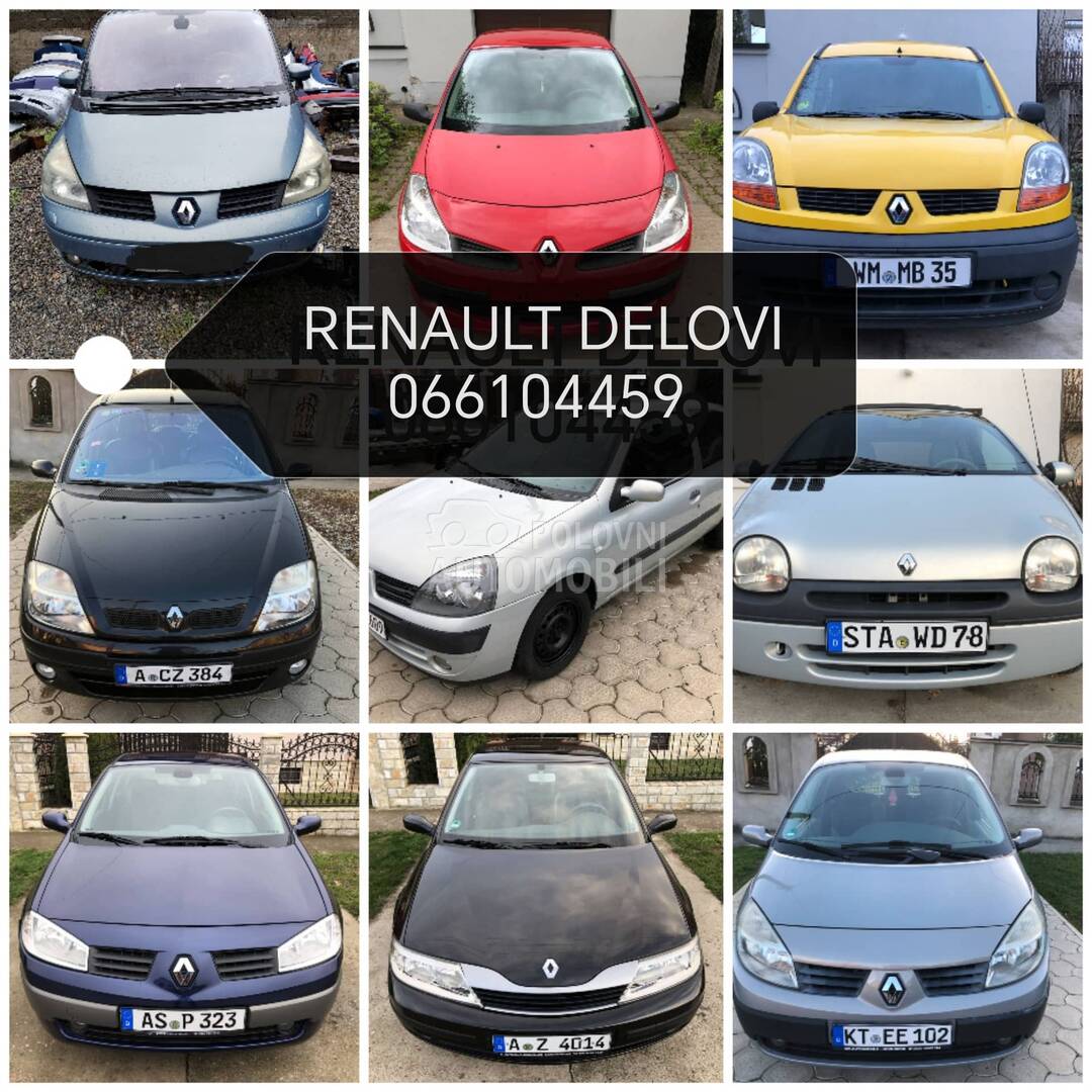 Reno delovi za Renault Clio, Espace, Grand Espace ... od 1998. do 2010 ...