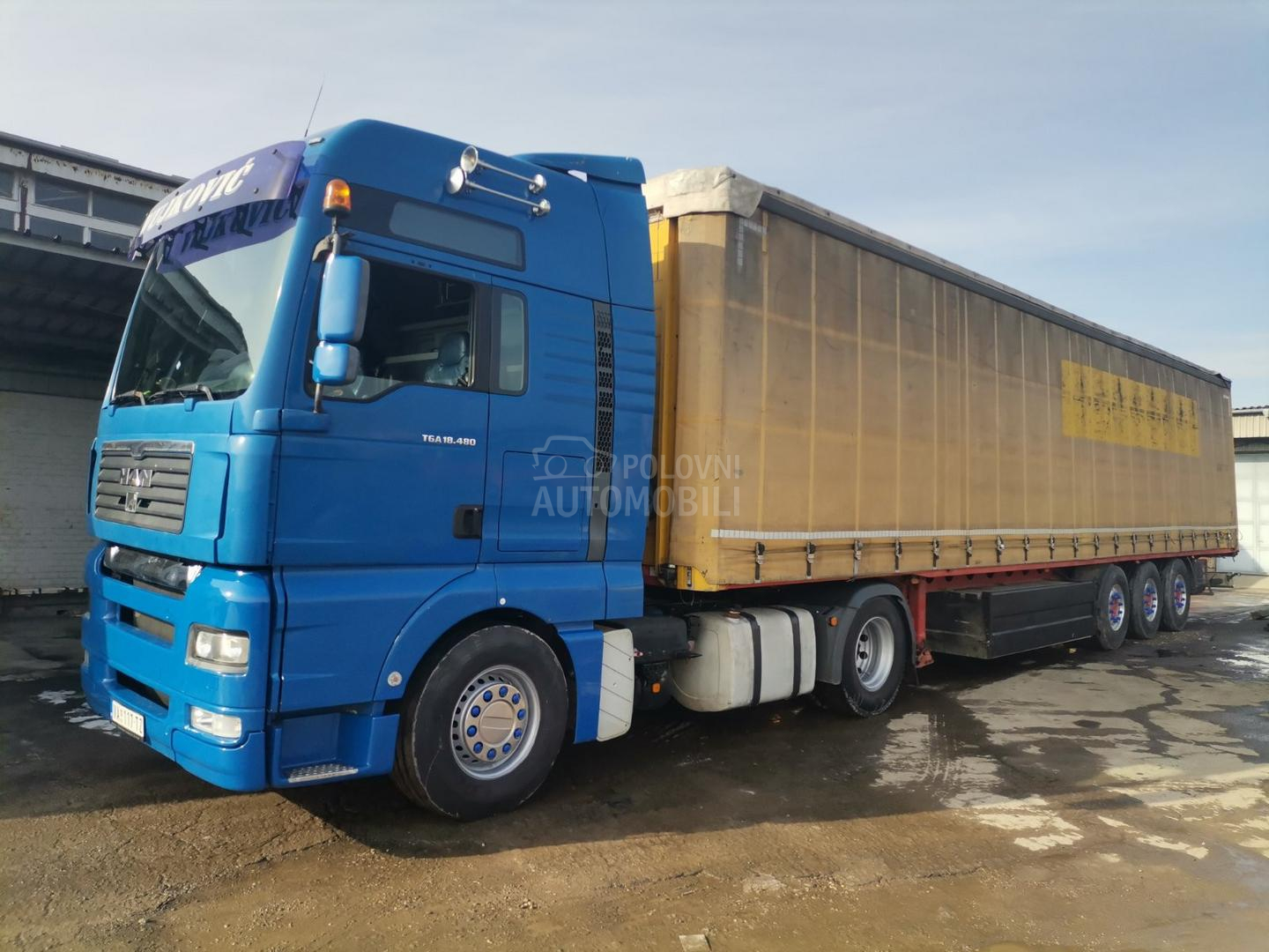 Polovni MAN TGA 18.480 d26 2006. god. Polovni Automobili Srbija, Valjevo