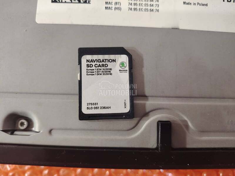 MULTIMEDIA mib2 za Škoda Octavia | Auto oprema | Polovni Automobili